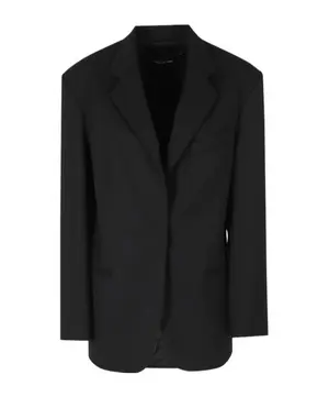 Federica Tosi Long-sleeve Suit Jacket - Black