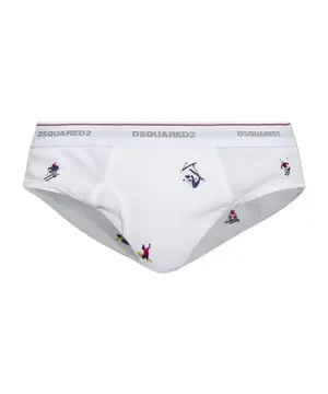 Dsquared2 Elastic-waist Underwear - White