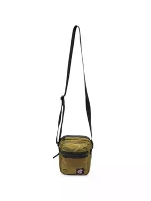 Stone Island Logo Patch Messenger Bag - Green