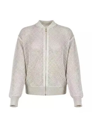 Fabiana Filippi Embellished Zip-up Cardigan