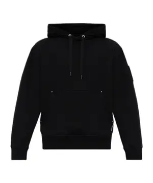 Moose Knuckles Long-sleeved Hooded Sweatshirt - Black