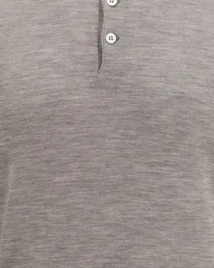 Brunello Cucinelli Collared Long-sleeve Knit Sweater