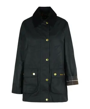 Barbour Beadnell Waxed Jacket - Black