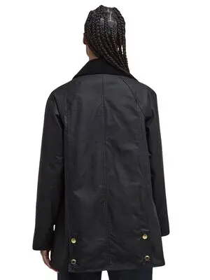 Barbour Beadnell Waxed Jacket - Black