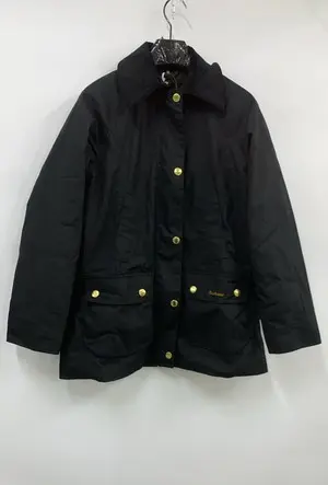 Barbour Beadnell Waxed Jacket - Black