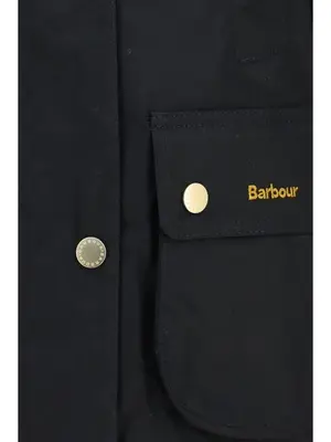 Barbour Beadnell Waxed Jacket - Black