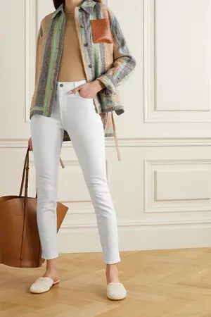 FRAME Edge-trimmed Skinny Jeans
