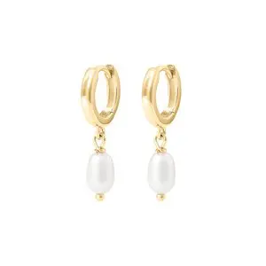 CHIARA TEDESCHI JEWELLERY Mini Hoops Huggie - Yellow