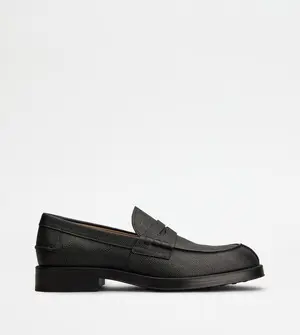 TOD'S Loafers In Leather - Black