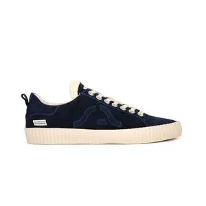 SPRINGA | UNIQUE VULCANIZED SNEAKERS ITALIAN HANDMADE Wavy Coat - Blue