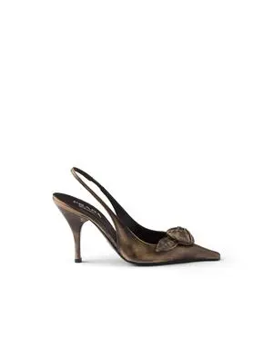 Prada Leather Slingback Pumps