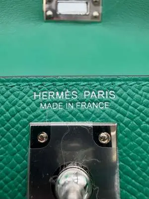 Hermès Mini Kelly 20cm Vert Vertigo Epsom Leather Palladium Hardware
