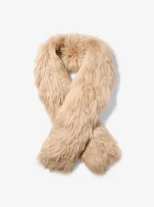 Michael Kors Shearling Stole - Natural