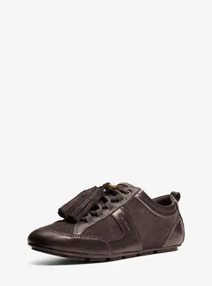 Michael Kors Keely Tassel Suede Trainer