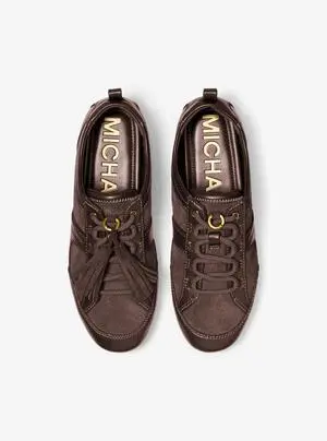 Michael Kors Keely Tassel Suede Trainer