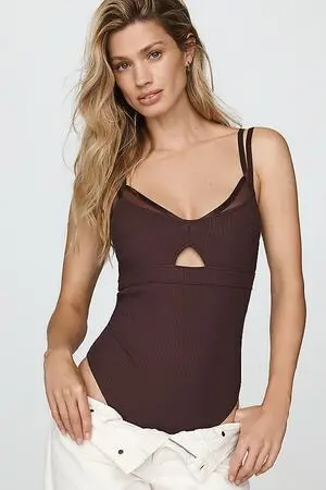 Anthropologie Double Layer Bodysuit