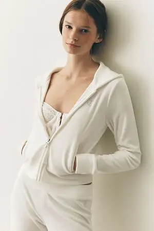 Juicy Couture X Weddgs Bride Track Jacket - Ivory