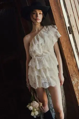 Ila Leni Ruffled Tra Mi Dress