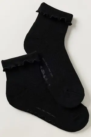 LE BONNE SHOPPE Crew Socks - Black