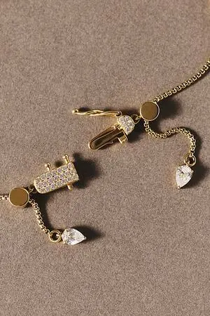 Nadri Avalanche Adjustable Crystal Choker Necklace