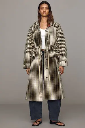 DAMSON MADDER Myrtle Trench Coat Jacket