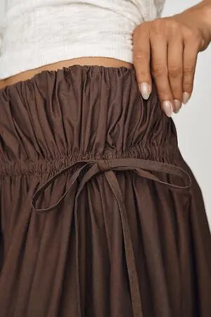 DAMSON MADDER Caspia 100% Cotton Midi Skirt