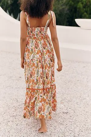 RO'S GARDEN Reece 100% Cotton Midi Dress