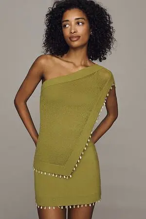 AMUR Alaia One-shoulder Mini Dress