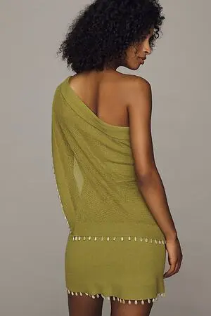 AMUR Alaia One-shoulder Mini Dress