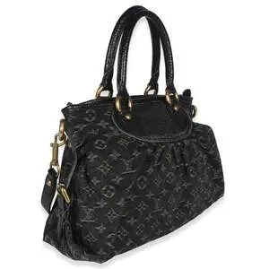 LOUIS VUITTON Monogram Denim Neo Cabby Mm - Black