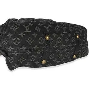 LOUIS VUITTON Monogram Denim Neo Cabby Mm - Black