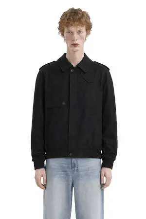 MAISON MARGIELA Cotton Twill Jacket - Black