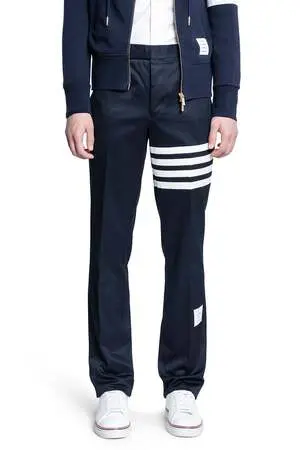 Thom Browne 4 Bar Unconstructed Chino Trousers - Black