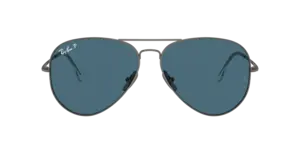 Ray-ban Sunglass Aviator Titanium Polarized+ Lenses