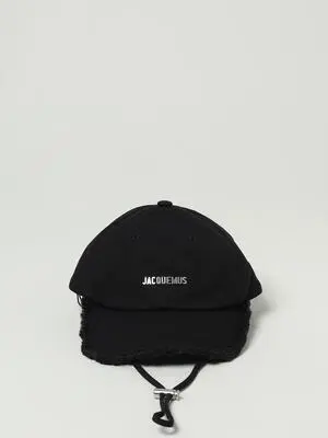 Jacquemus Distressed Baseball Cap - Black