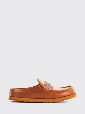 BIRKENSTOCK Naples Raffia And Oiled Leather Mules - Brown