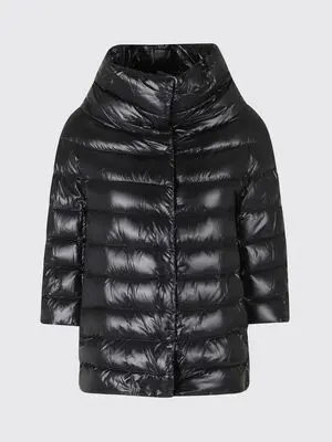 Herno Water-repellent Quilted Puffer Jacket With High Neck - Black