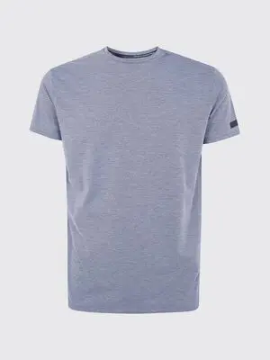 RRD Short-sleeved Crewneck T-shirt In Technical Fabric With Contrast Logo - Grey