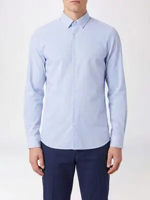 RRD Striped Technical Fabric Shirt With A Slim Fit And Classic Collar - Blue 1
