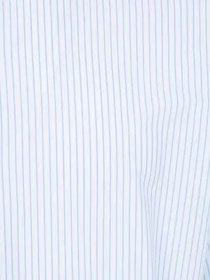 RRD Striped Technical Fabric Shirt With A Slim Fit And Classic Collar - White