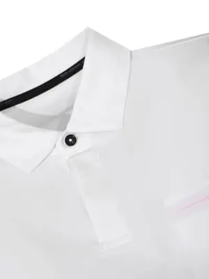 RRD Long-sleeved Stretch-cotton Polo Shirt With Classic Collar - White