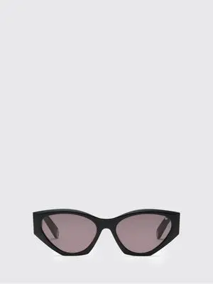 Philipp Plein Acetate Cat Eye Sunglasses With Oval Frame And Logo Detail