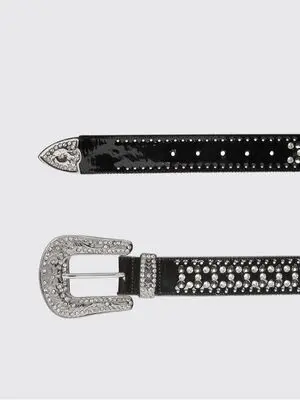Philipp Plein Embellished Leather Belt
