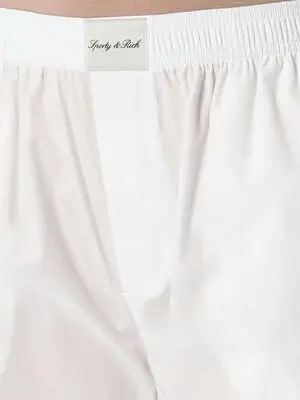 SPORTY & RICH Relaxed Fit Cotton Pants
