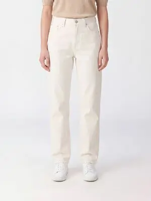 LEVI'S Mid-rise Straight Tapered Jeans In Stretch Denim - White