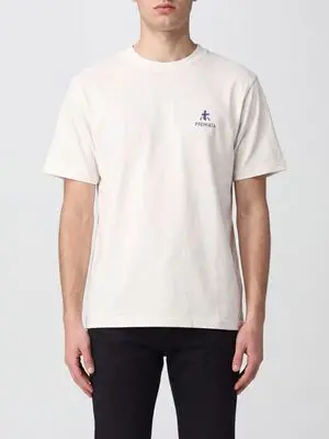 Premiata Cotton Crewneck T-shirt With Embroidered Logo - White
