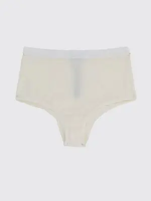 MAISON MARGIELA High-waisted Ribbed Viscose Jersey Briefs - Ivory