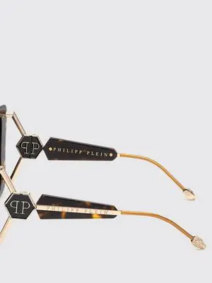 Philipp Plein Queen Cat-eye Sunglasses With Tortoiseshell Frame And Hexagon Logo