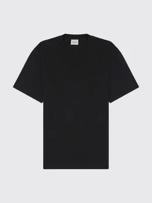 Closed Basic Crew Neck T-shirt In Pure Organic Cotton With A Straight Hem - Black