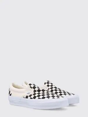 VANS Lx Classic Slip-on 98 Check Cotton Canvas Sneakers - Black